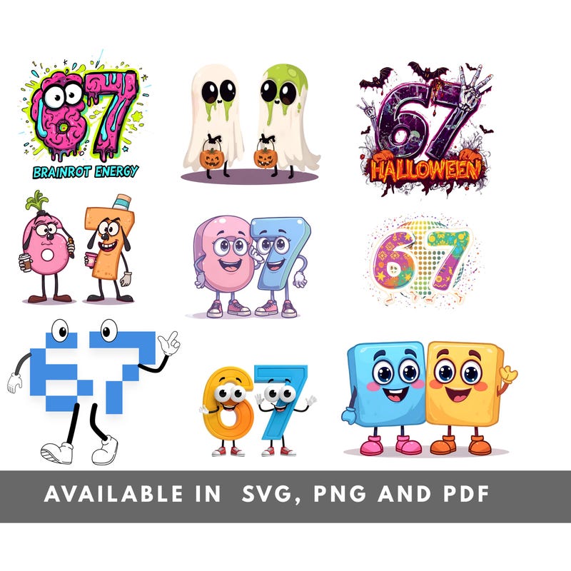 Brainrot plantilla papercraft - Etsy México