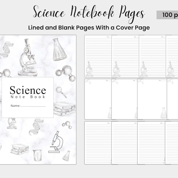 Science Notebook - Etsy