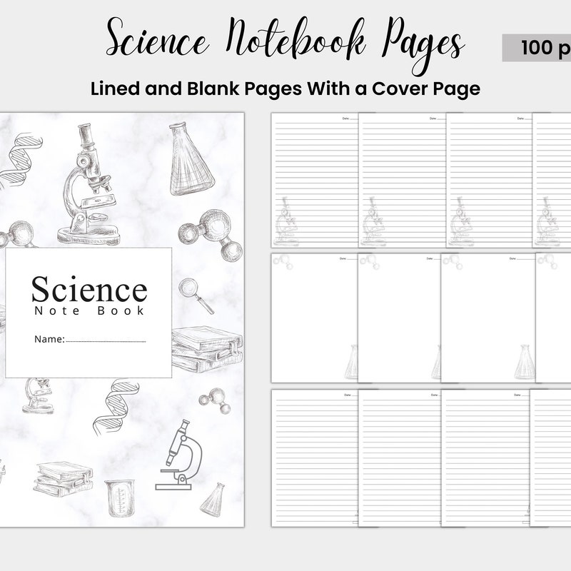 Science Notebook - Etsy
