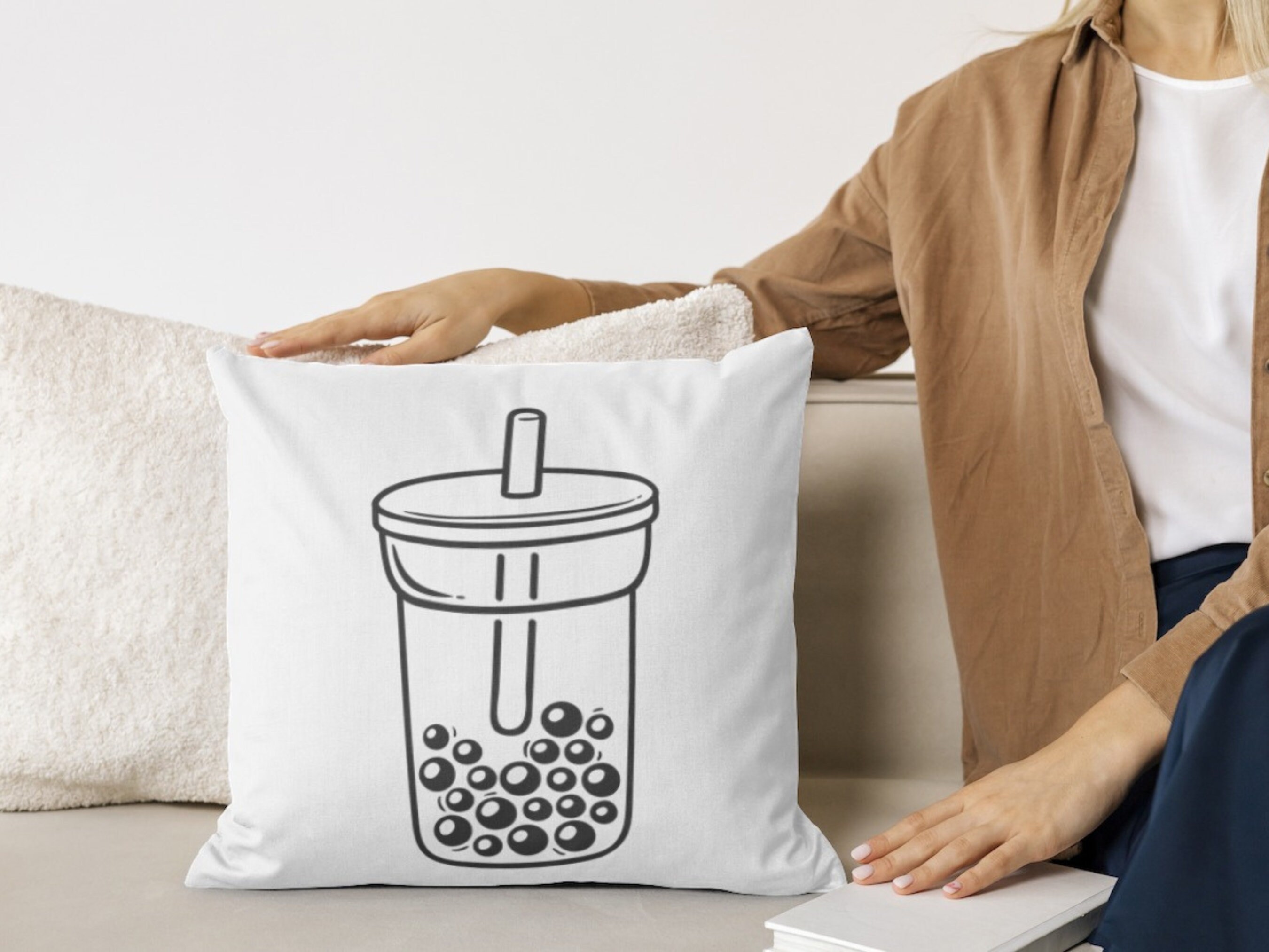 Boba Tea Doodle Svg Boba Tea Svg Bubble Tea Svg Cute Boba - Etsy