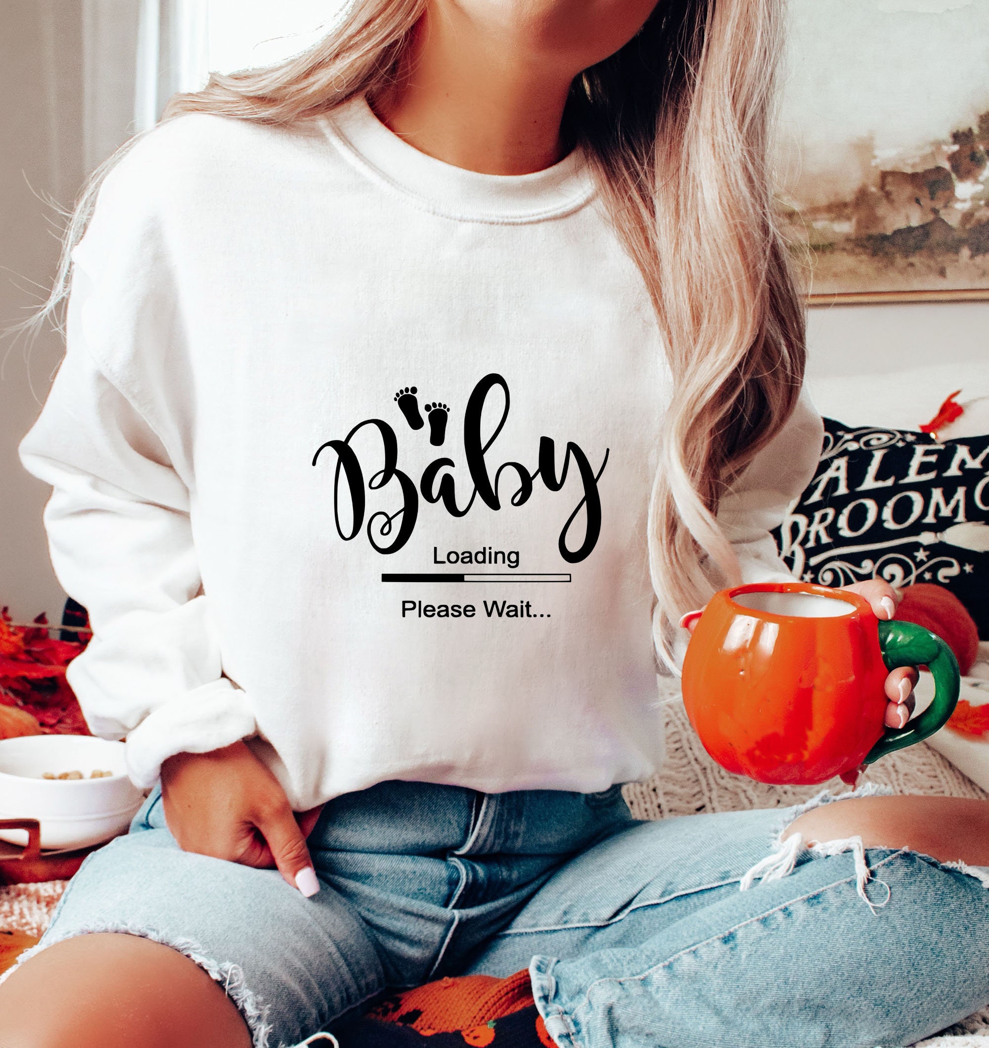 Pregnancy Announcement, Baby Loading Shirt, Birth Shirt , Best Seller ...