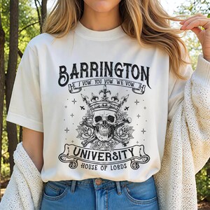 Barrington University Shirt, Smut Shirt, Dark Romance Reader Shirt ...