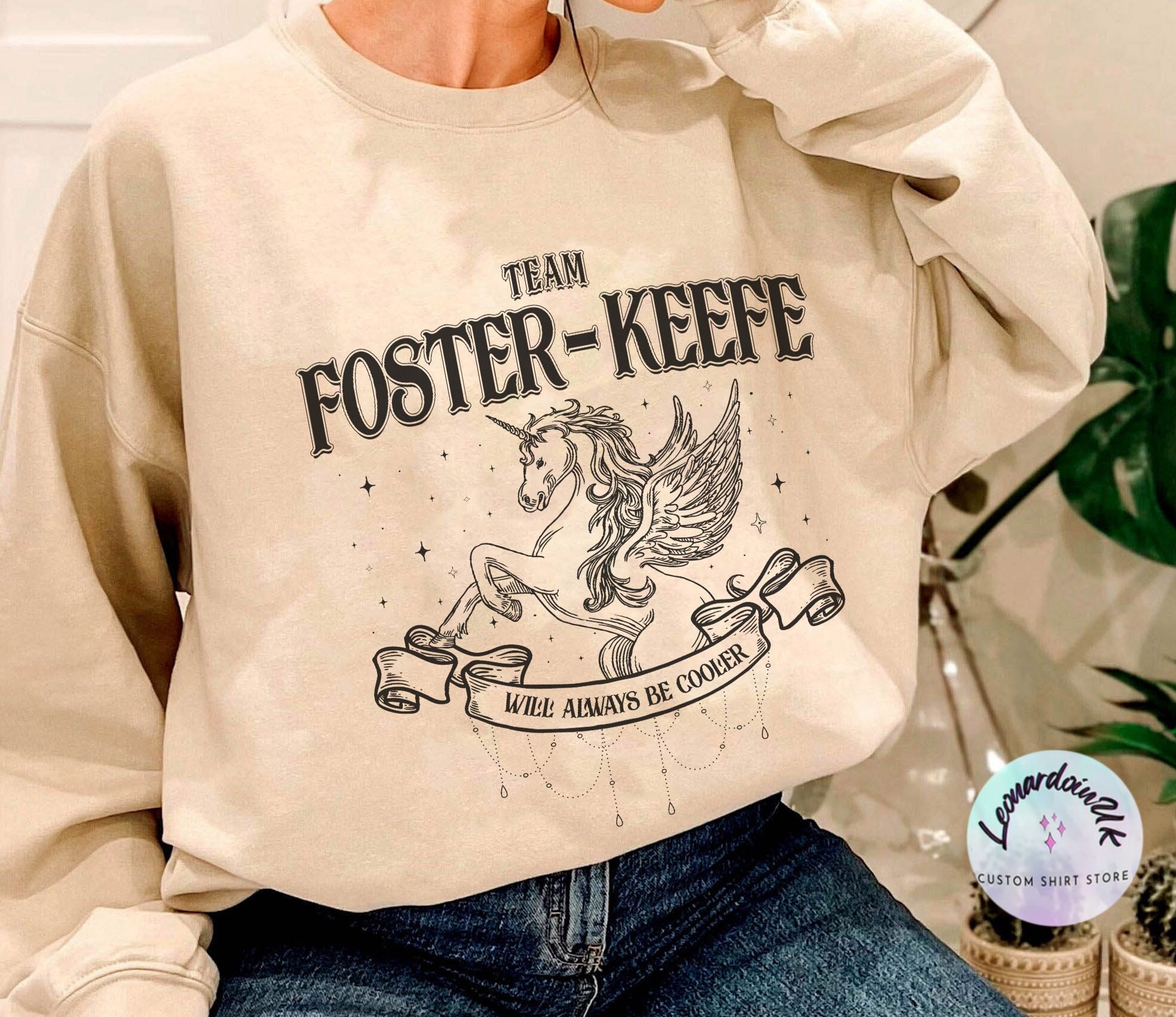Team Foster-keefe Sweatshirt, Foxfire Academy Shirt, Lost Cities Keeper ...