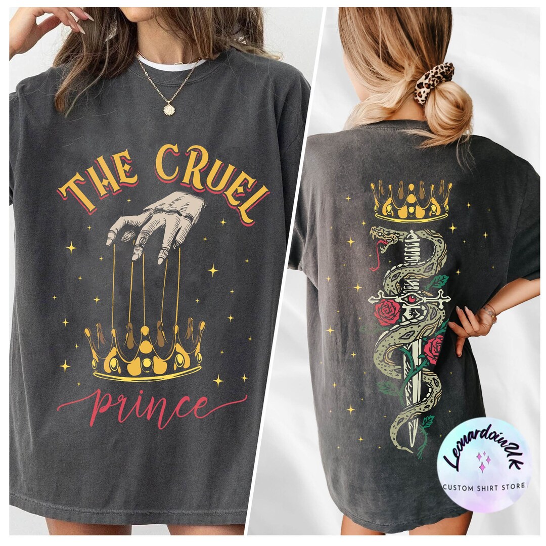 The Cruel Prince Comfort Color Shirt, the Folk of the Air Shirt, Cardan ...