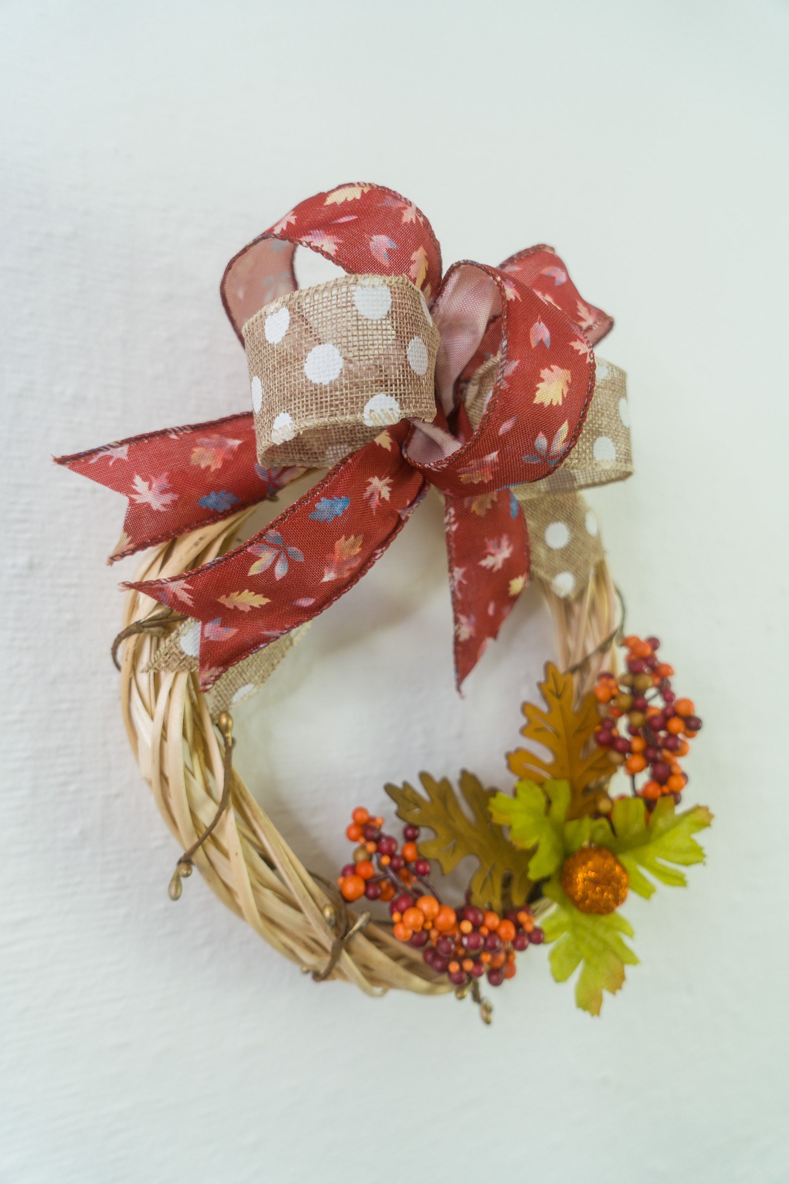 Small Fall Wreath / 9 Inch Wreath / Autumn Wreath / Fall Decor / Fall ...
