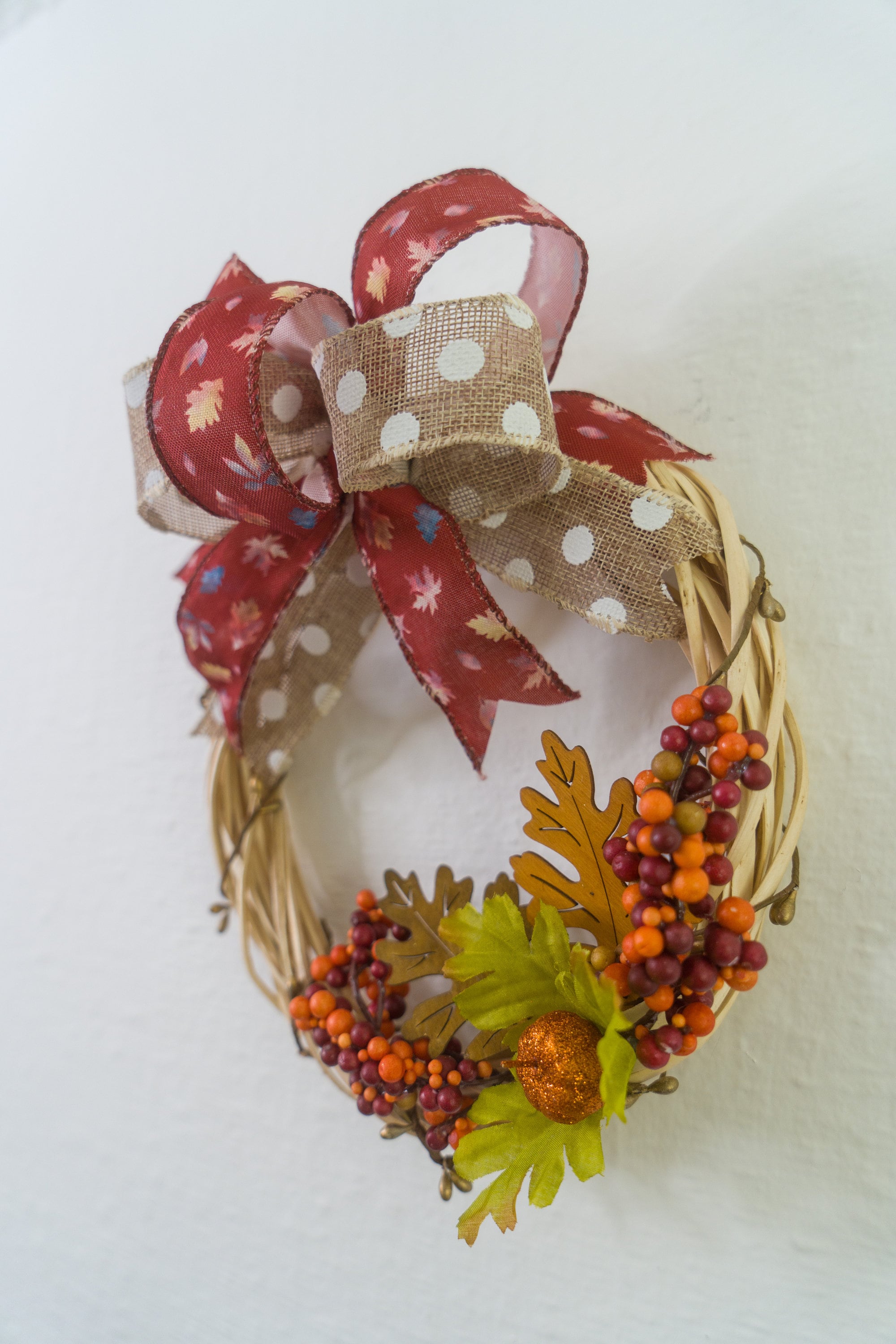 Small Fall Wreath / 9 Inch Wreath / Autumn Wreath / Fall Decor / Fall ...