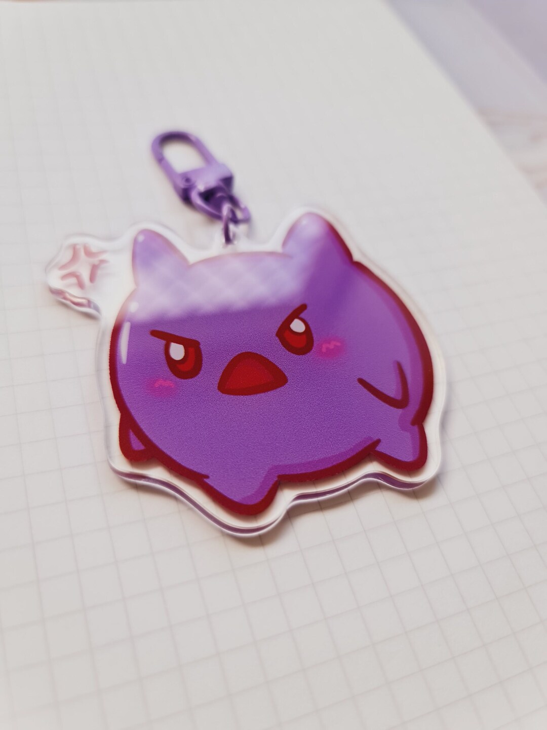 Angry Gengar Double Sided Acrylic Keychain - Etsy