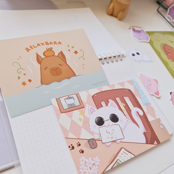 Capybara Digital Print - Etsy Australia