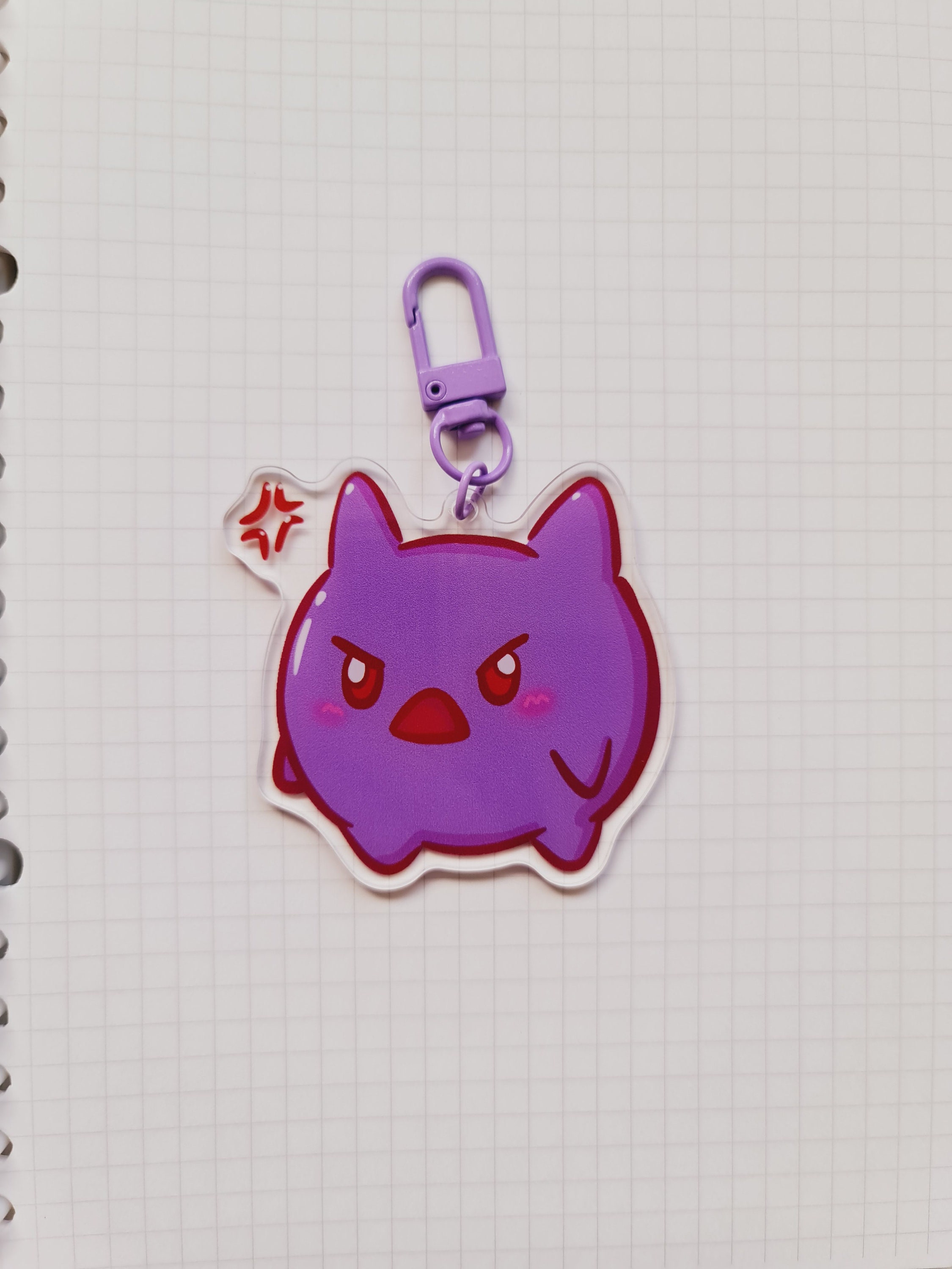 Angry Gengar Double Sided Acrylic Keychain - Etsy