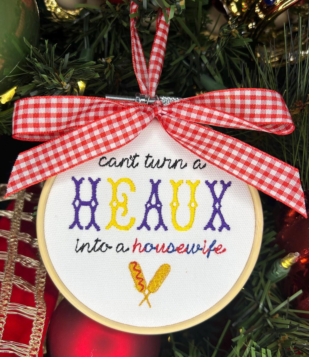 Ole Miss Christmas Ornament | SEC Gift | Heaux Tigers - Etsy
