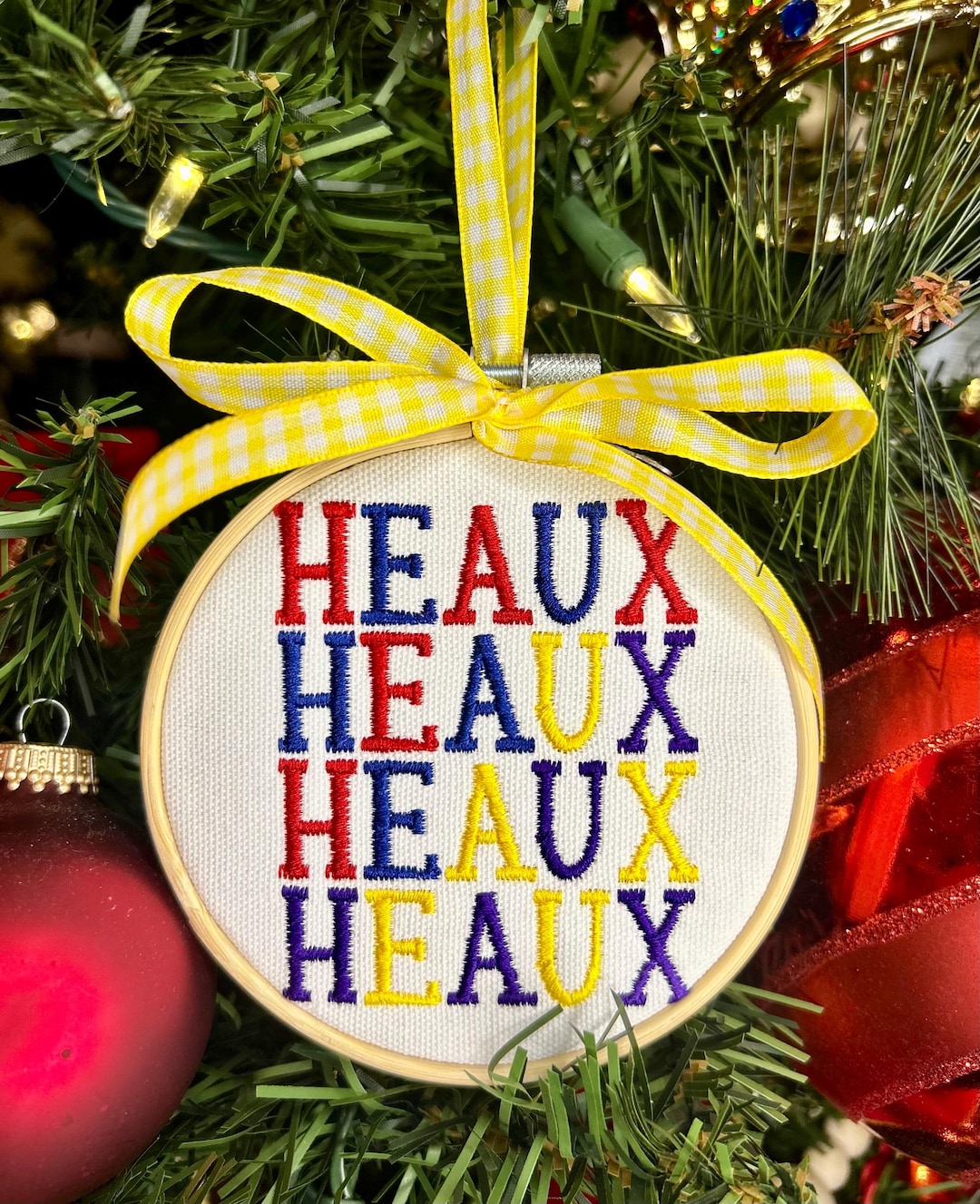 Ole Miss Christmas Ornament | Heaux Tigers - Etsy