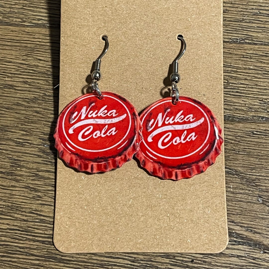 Nuka Cola, Nuka Cola Earrings, Fallout, Fallout 4, Weird Earrings ...