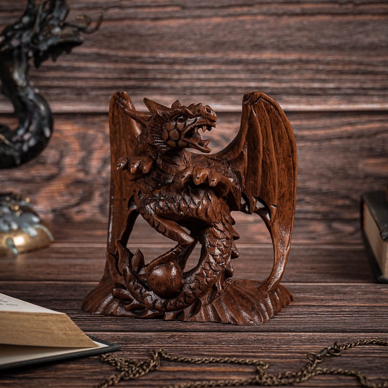 Dragon Statue - Etsy