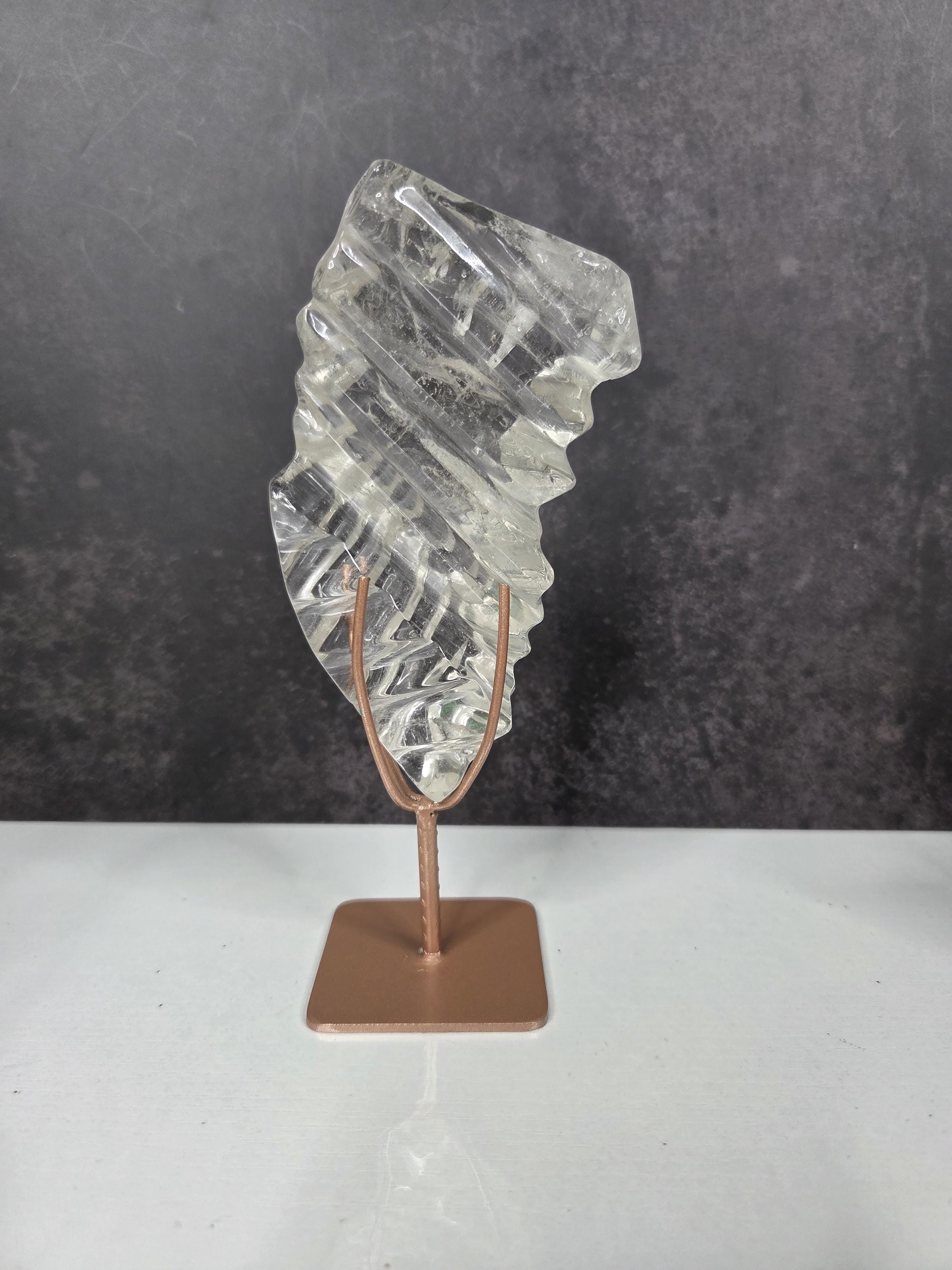 Smoky Lemurian Crystal Freeforms on Stands - Etsy