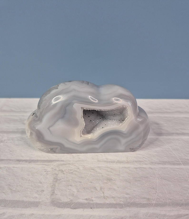 Agate Clouds Crowned With Shimmering Druzy - Etsy