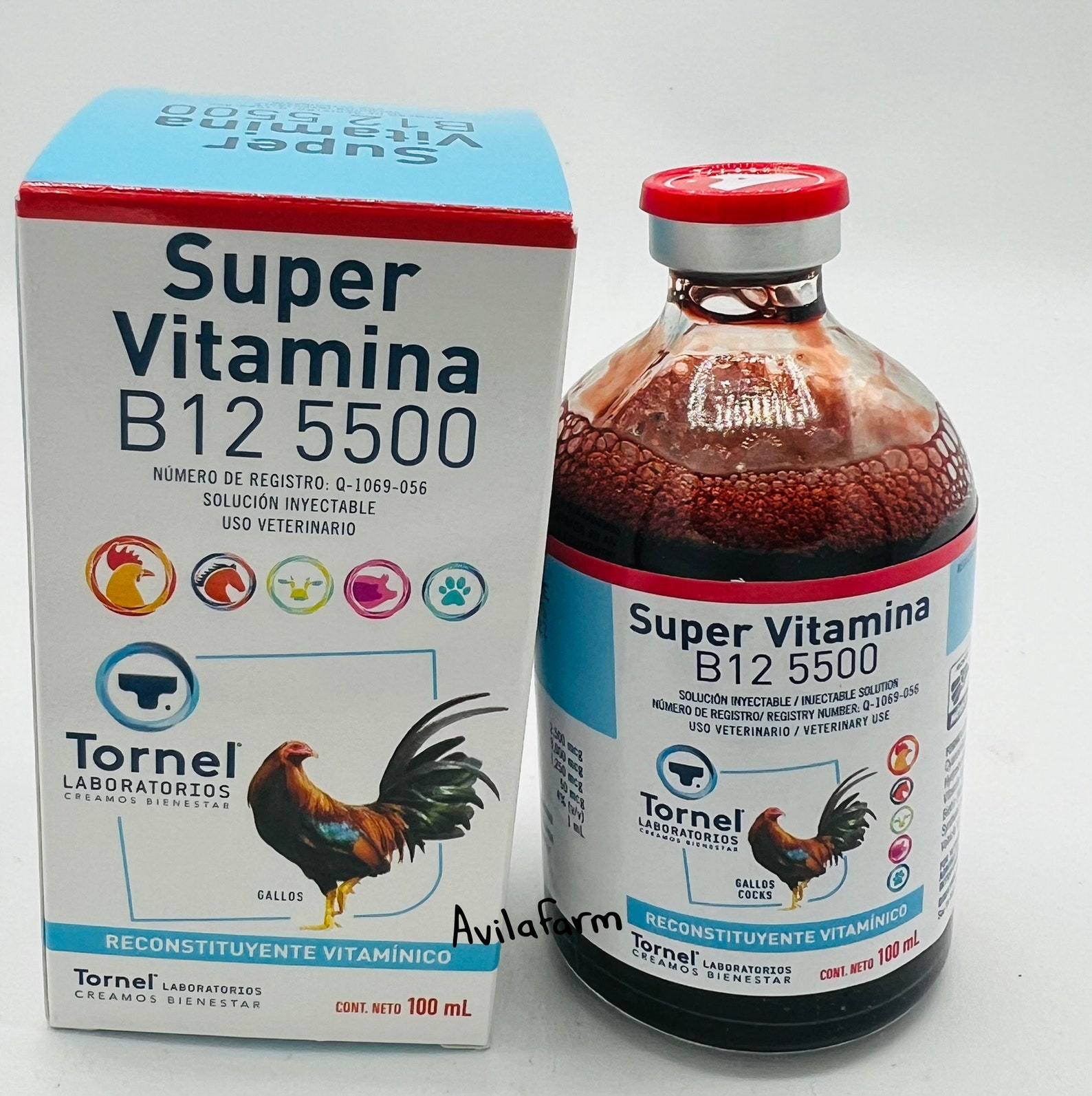 Tornel Super Vitamina B12 5500 100ml Gallos free - Etsy