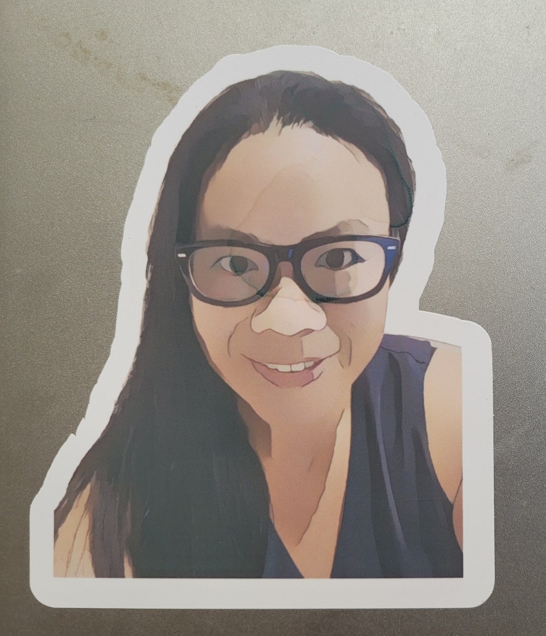 Custom Photo to Cartoon Sticker, Personalized Sticker, Waterproof ...