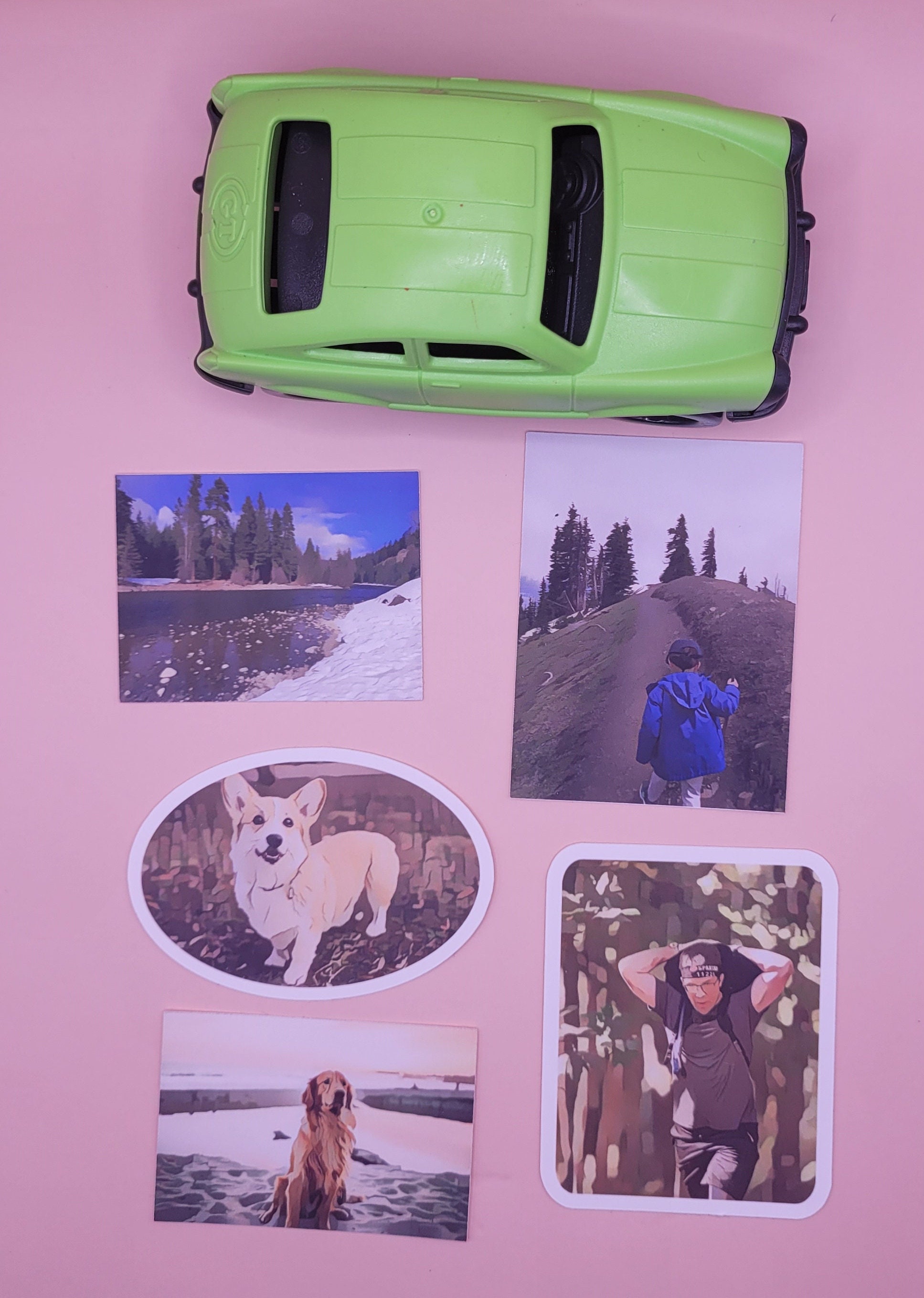 Custom Photo to Cartoon Sticker, Personalized Sticker, Waterproof ...