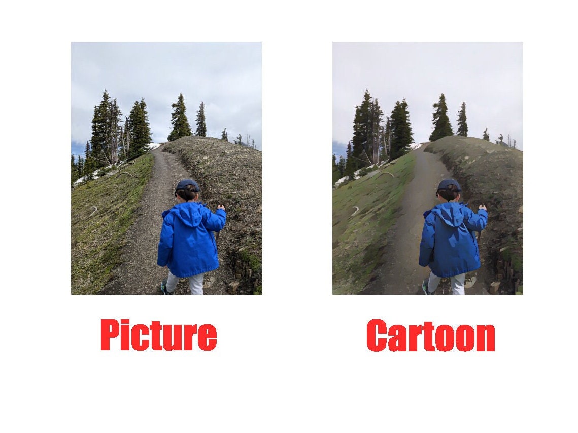 Custom Photo to Cartoon Sticker, Personalized Sticker, Waterproof ...