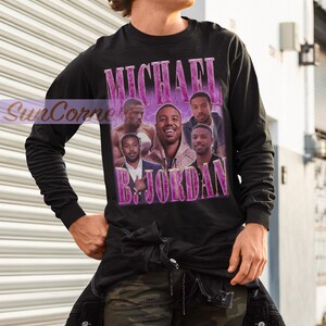 MICHAEL B. JORDAN Shirt Funny Michael Bakari Jordan American Actor T ...