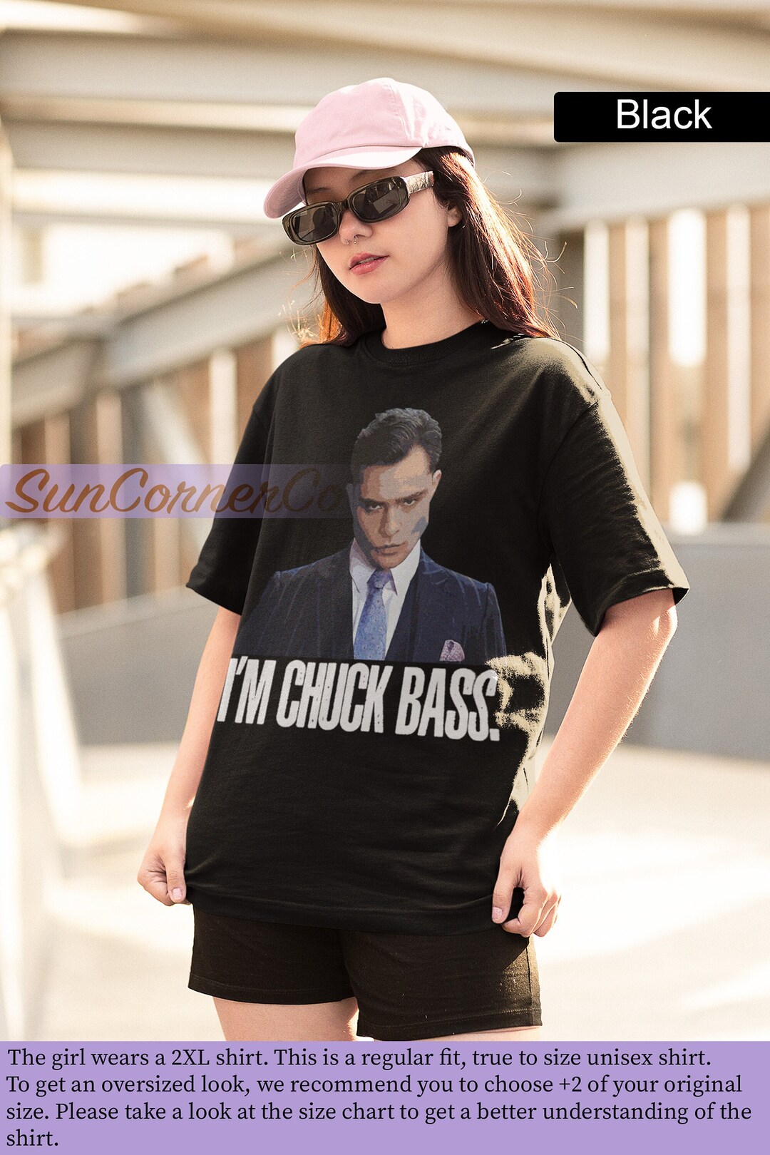 I'M CHUCK BASS Shirt Chuck Bass Gossip Girl T-shirt Funny Chuck Gossip ...