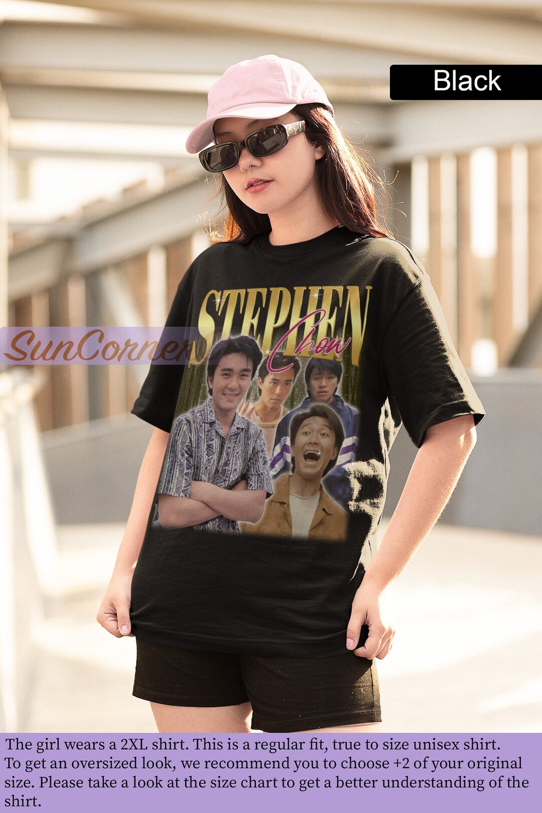 STEPHEN CHOW Shirt Stephen Chow Vintage T-shirt Funny Stephen Chow ...