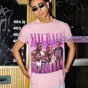 MICHAEL B. JORDAN Shirt Funny Michael Bakari Jordan American Actor T ...