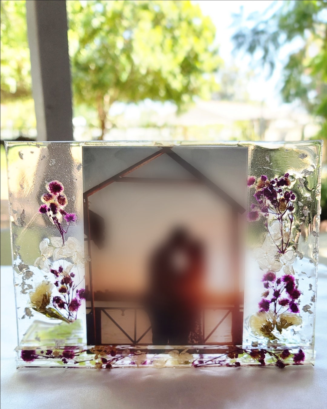 Pressed Flower Photo Frame | Resin Photo Frame | Gift Idea| Anniversary ...