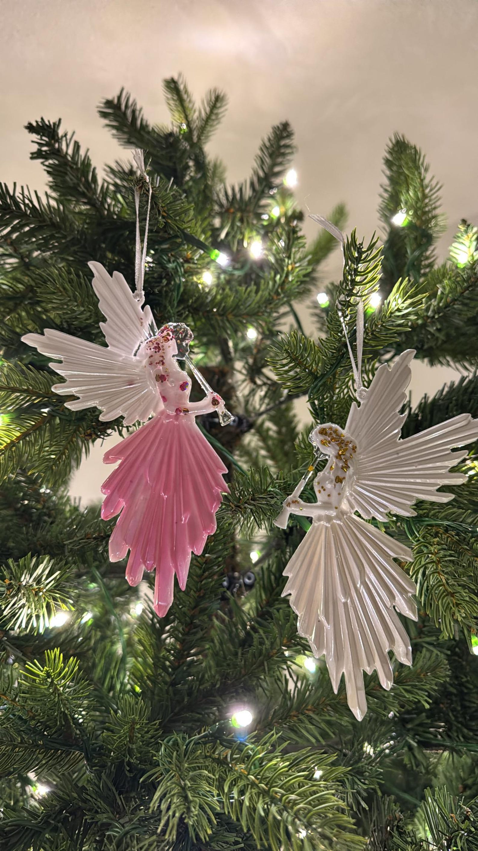 Christmas Angel Set Ornament| Christmas Tree Ornaments| Large Angel ...