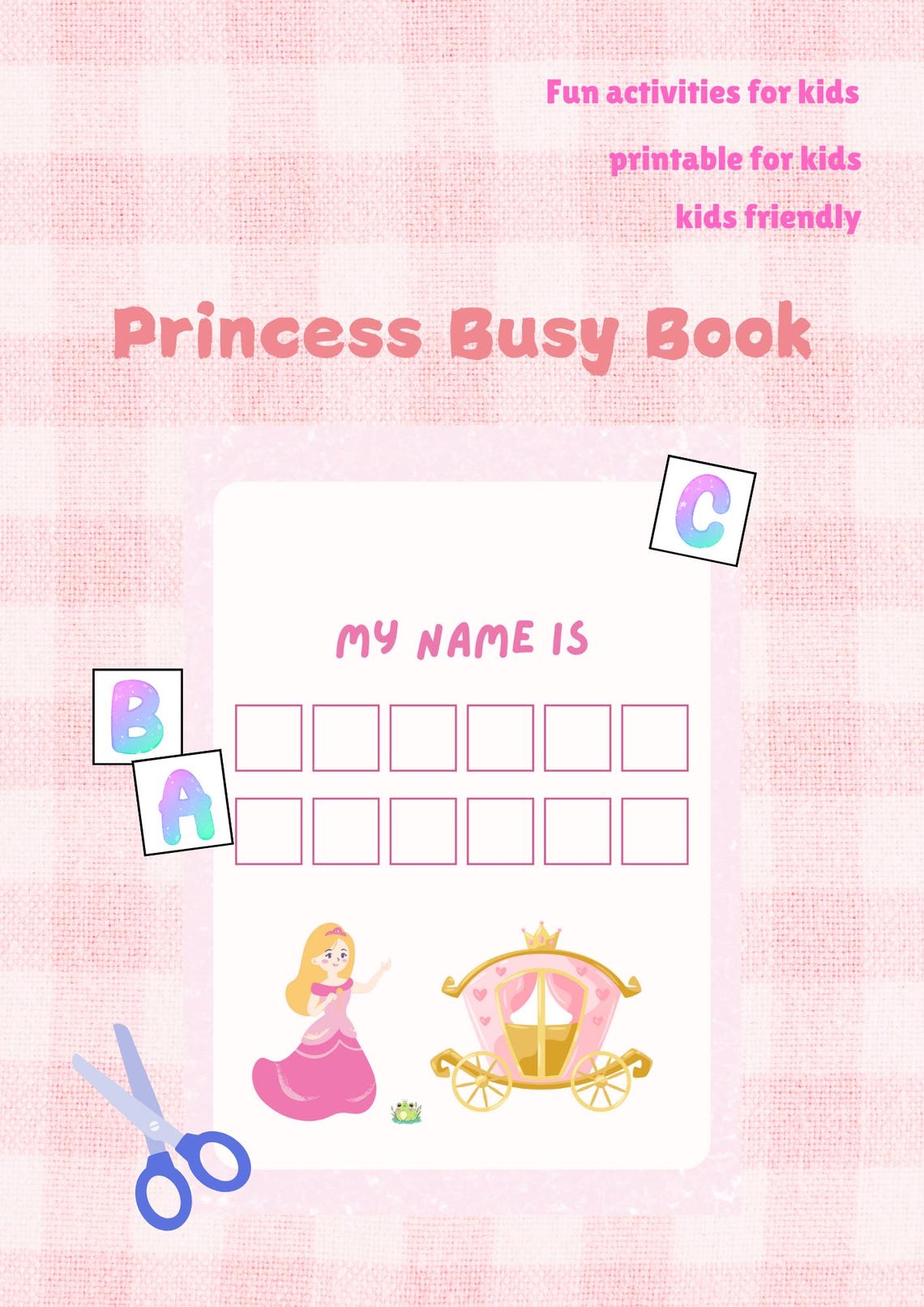 Printable Princess Busy Book - Etsy