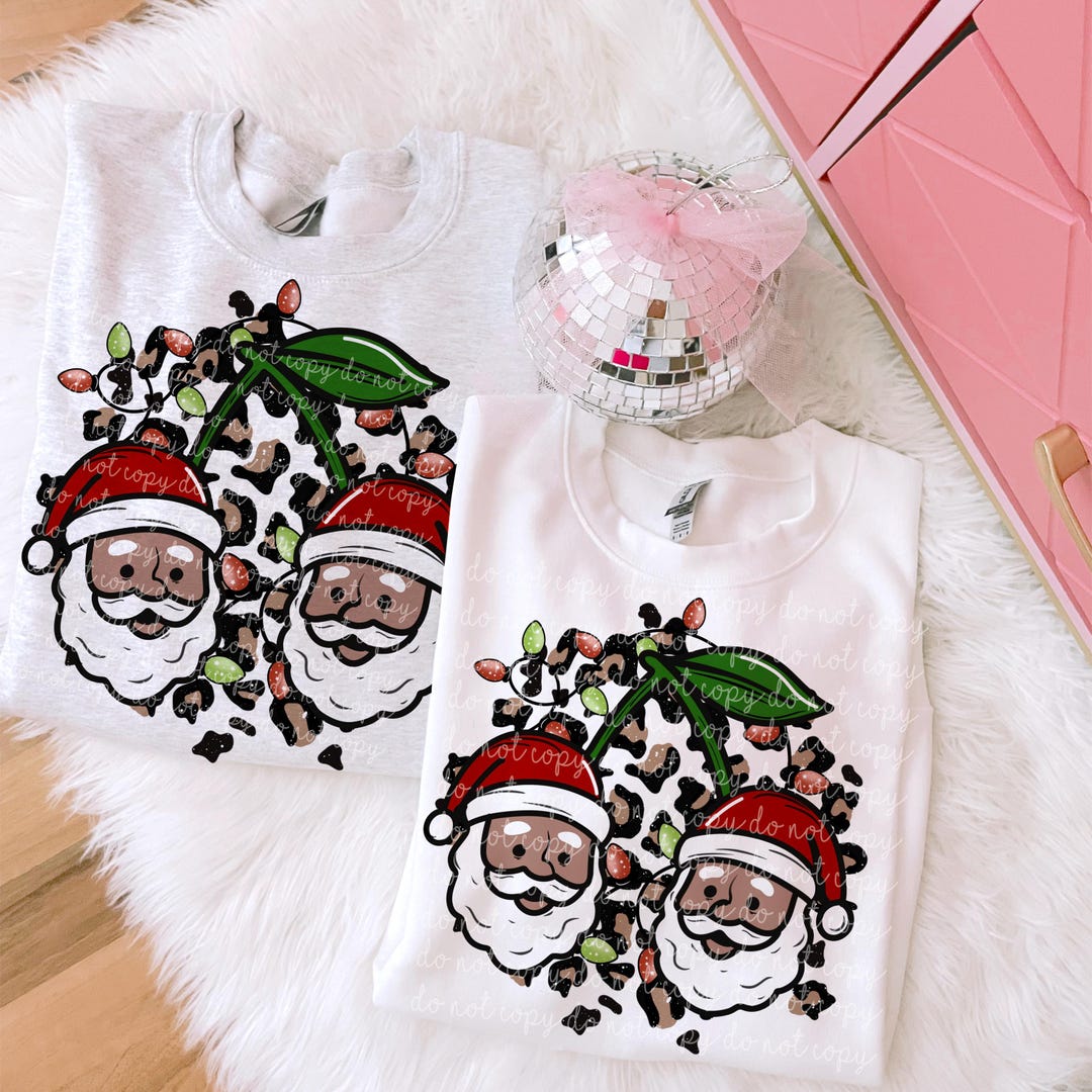 Santa Cherries Collage PNG Digital Download - Etsy