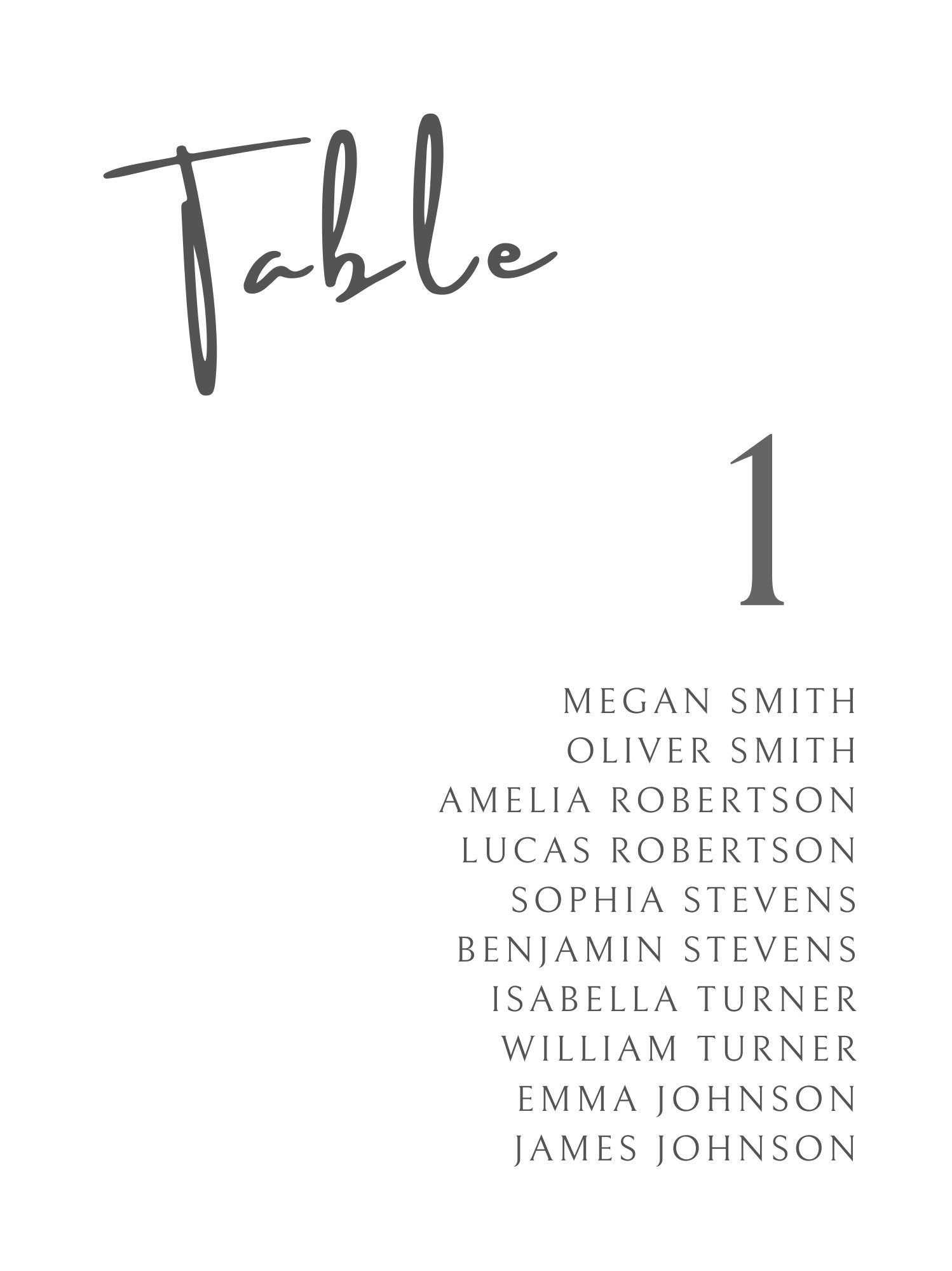 Seating Chart Cards Template Printable Editable Templett - Etsy