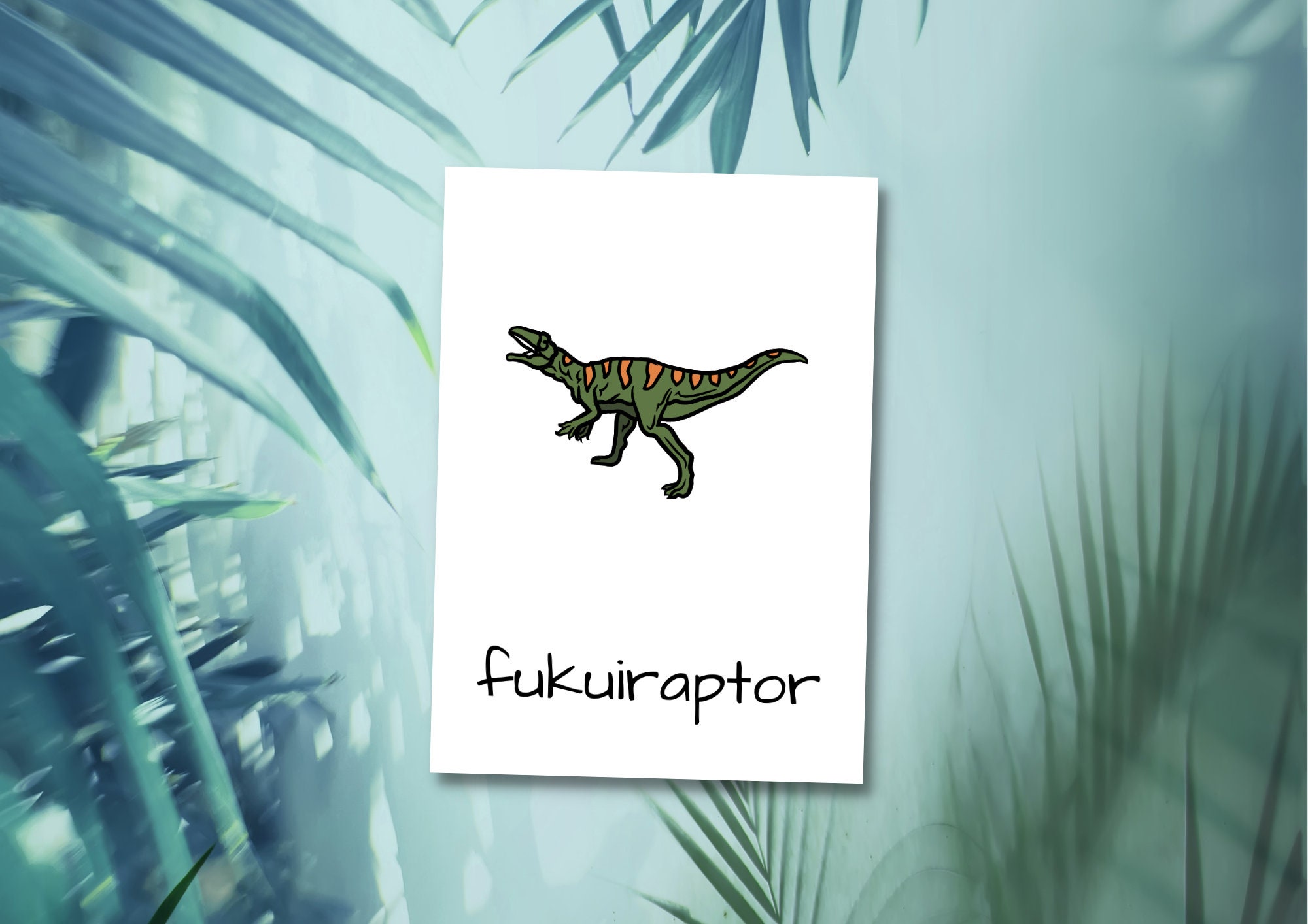 Dino Discoveries 12 Printable Dinosaur Flashcards for Kids, Fun and ...