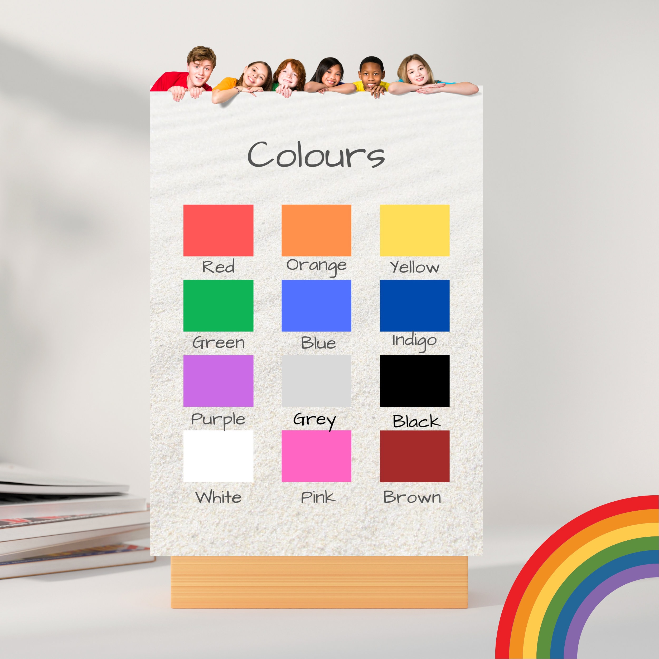 Educational Poster for Children Learn Colors With Fun - Etsy