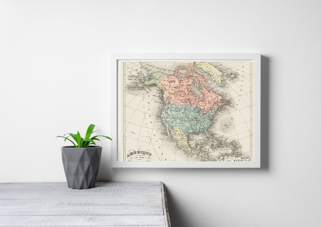 Vintage Maps Journey Through Time, Explore North America's Rich History ...