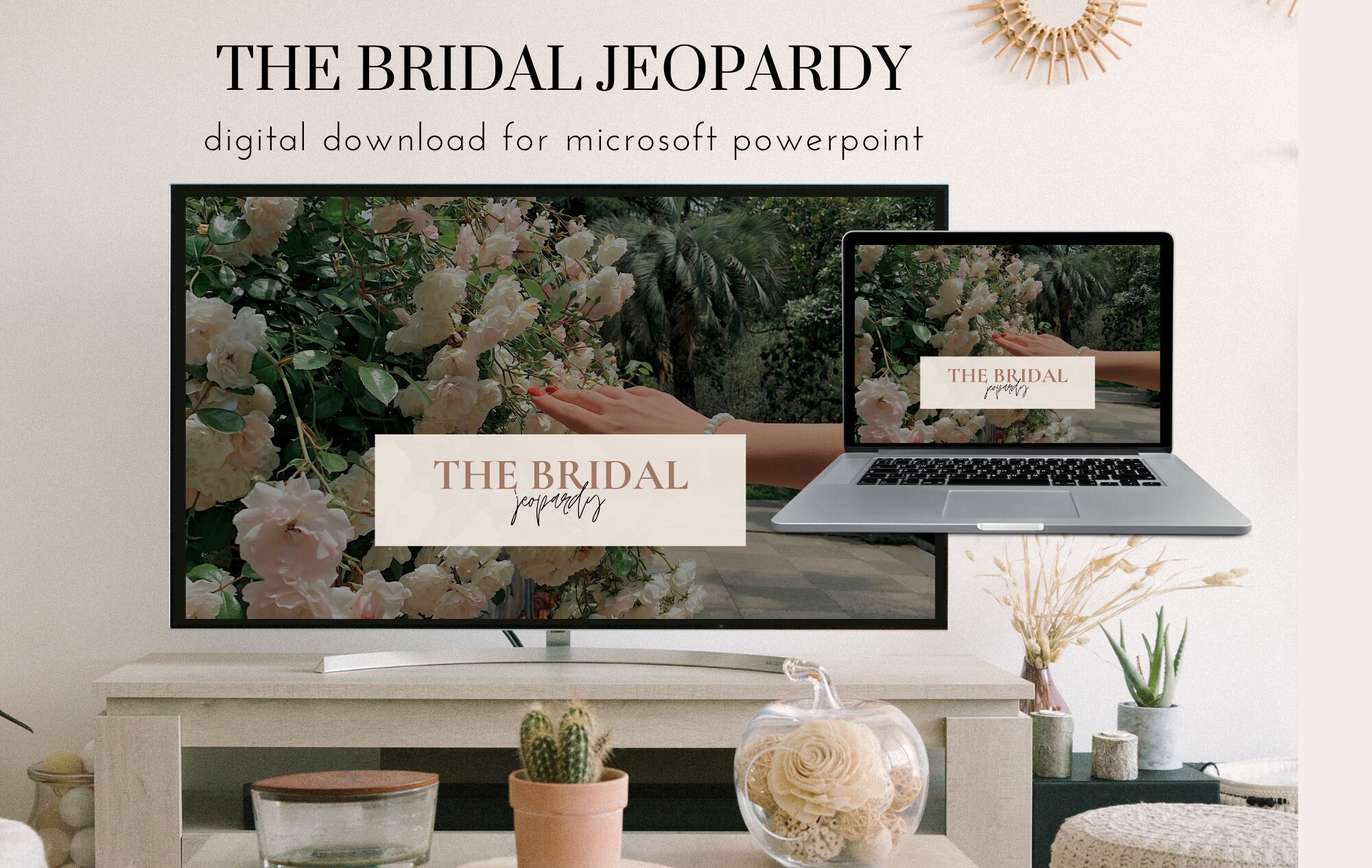 The Bridal Jeopardy Bridal Shower Game Digital Download Customizable ...