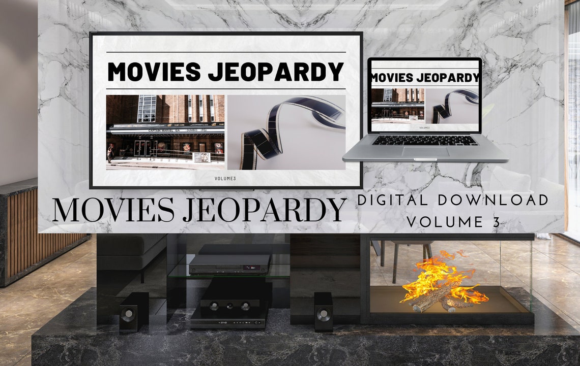 Movies Jeopardy Volume 3 | Movie Trivia Game | Movie Night Game | Movie ...