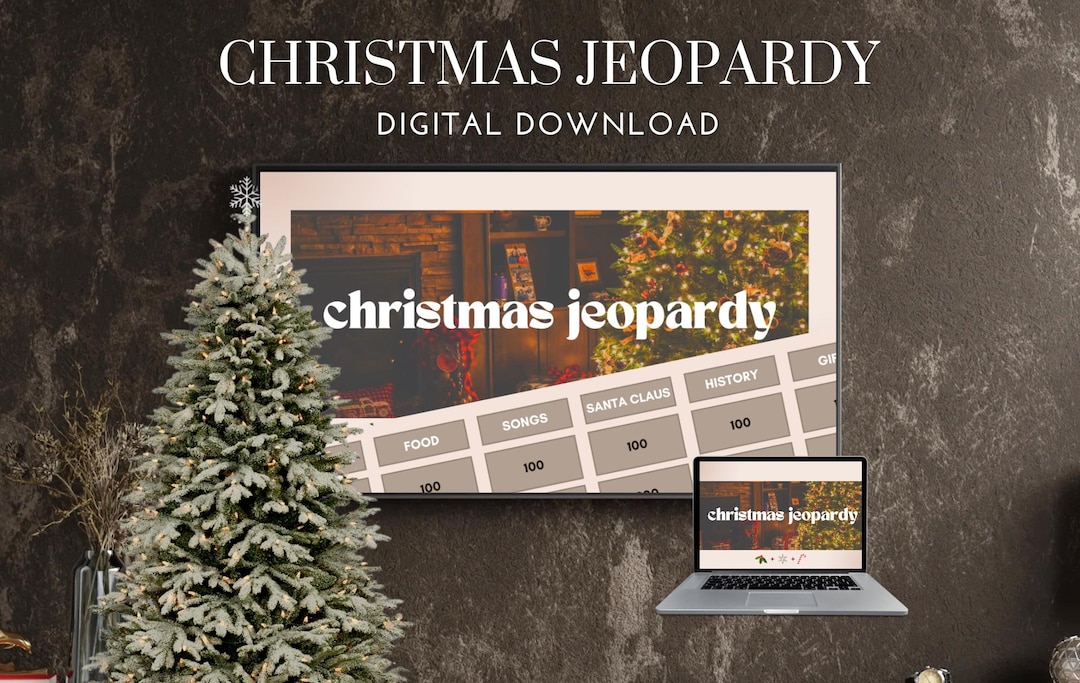 Christmas Jeopardy | Family Game | Jeopardy Digital Download ...