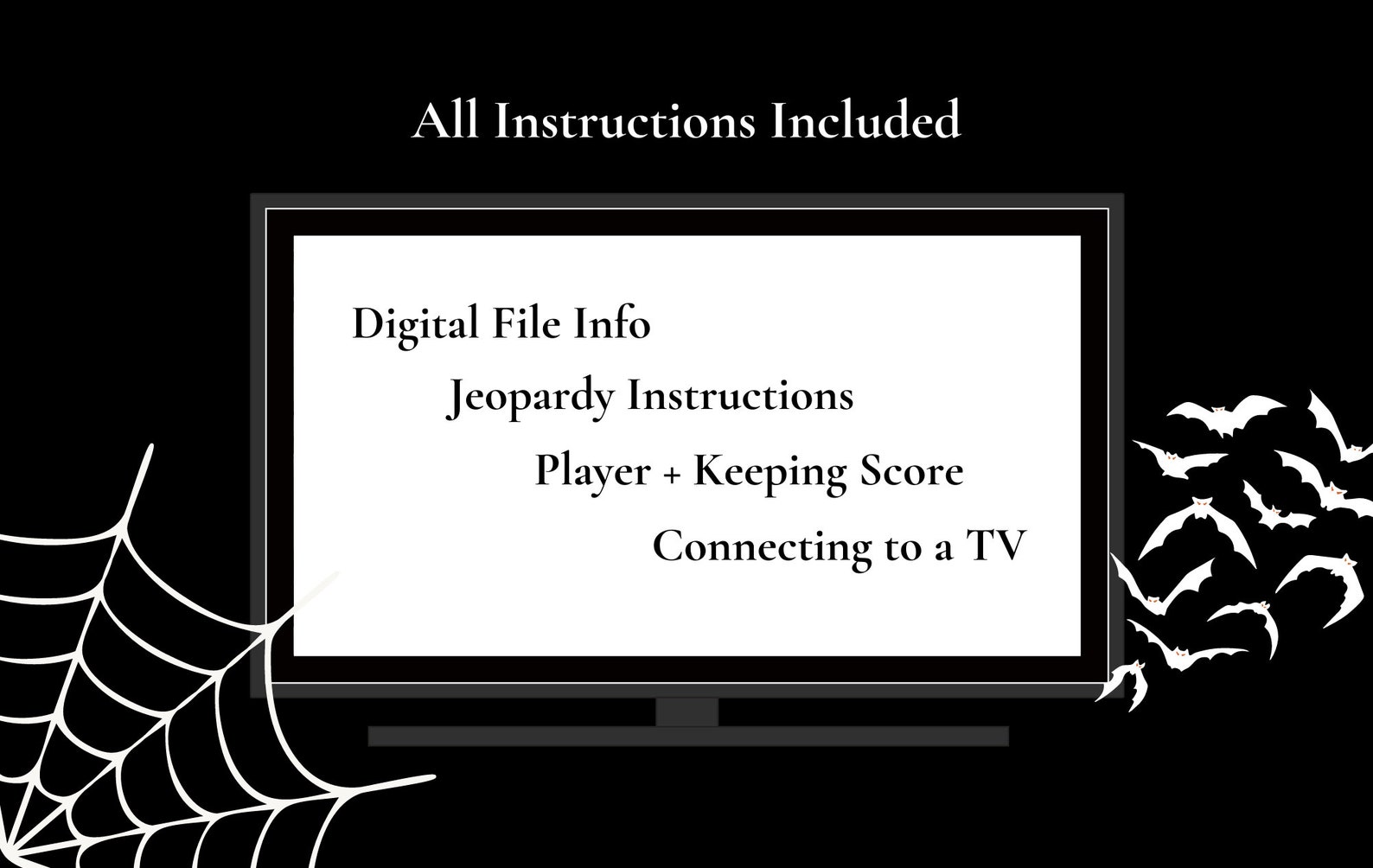 Halloween Kids Jeopardy Game | Classroom Party (digital Download) - Etsy