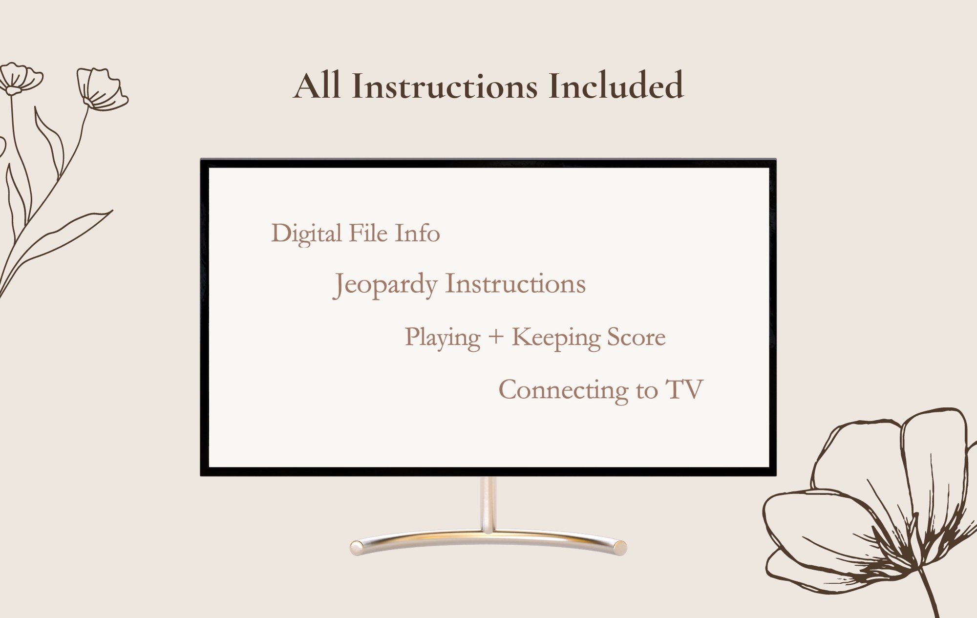 Mother's Day Jeopardy | Jeopardy Digital Download | Mother's Day Game ...