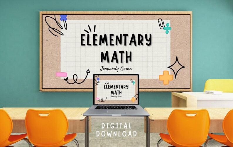 Elementary Math Jeopardy Game | Classroom Game | Math Games ...