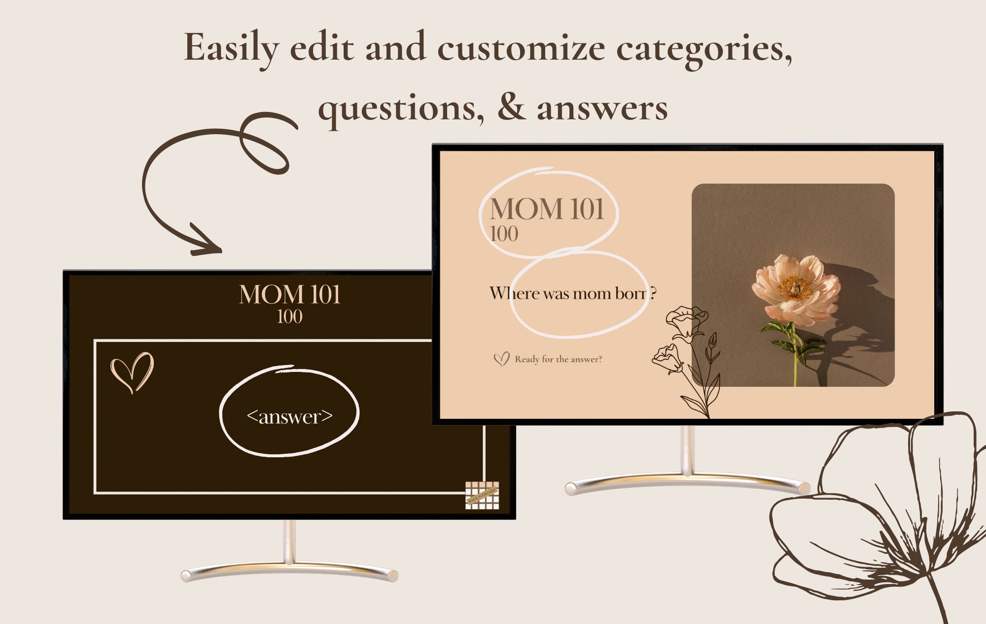 Mother's Day Jeopardy | Jeopardy Digital Download | Mother's Day Game ...