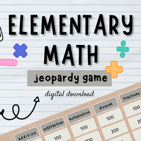 Jeopardy Game - Etsy