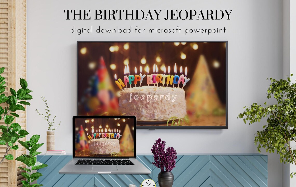 Birthday Jeopardy | Custom Birthday Party Game | Digital Download ...