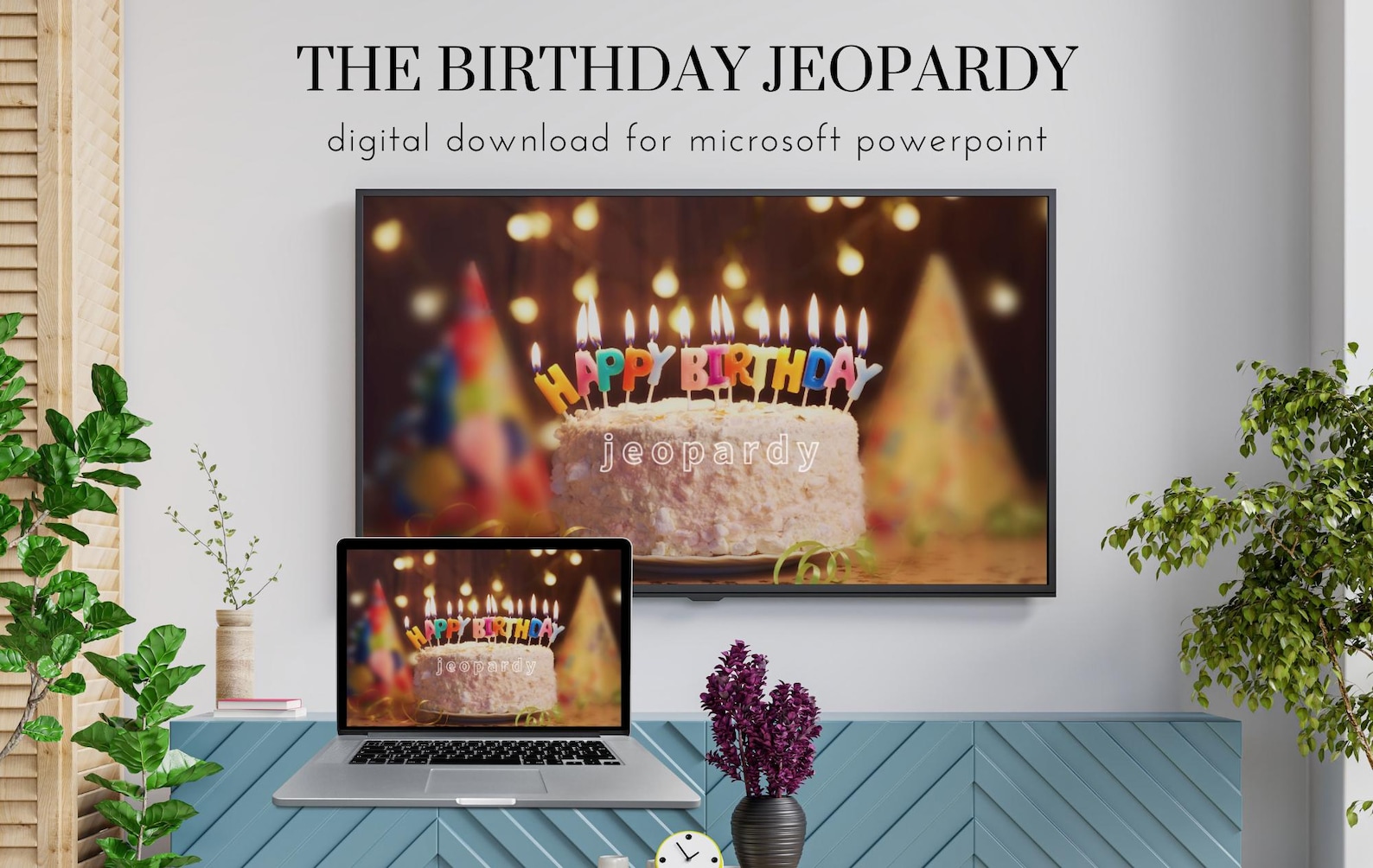 Birthday Jeopardy | Custom Birthday Party Game | Digital Download ...