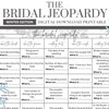 Bachelorette Jeopardy Printable Bachelorette Jeopardy Game Bachelorette ...