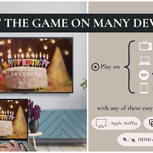 Birthday Jeopardy | Custom Birthday Party Game | Digital Download! | Customizable Birthday ...