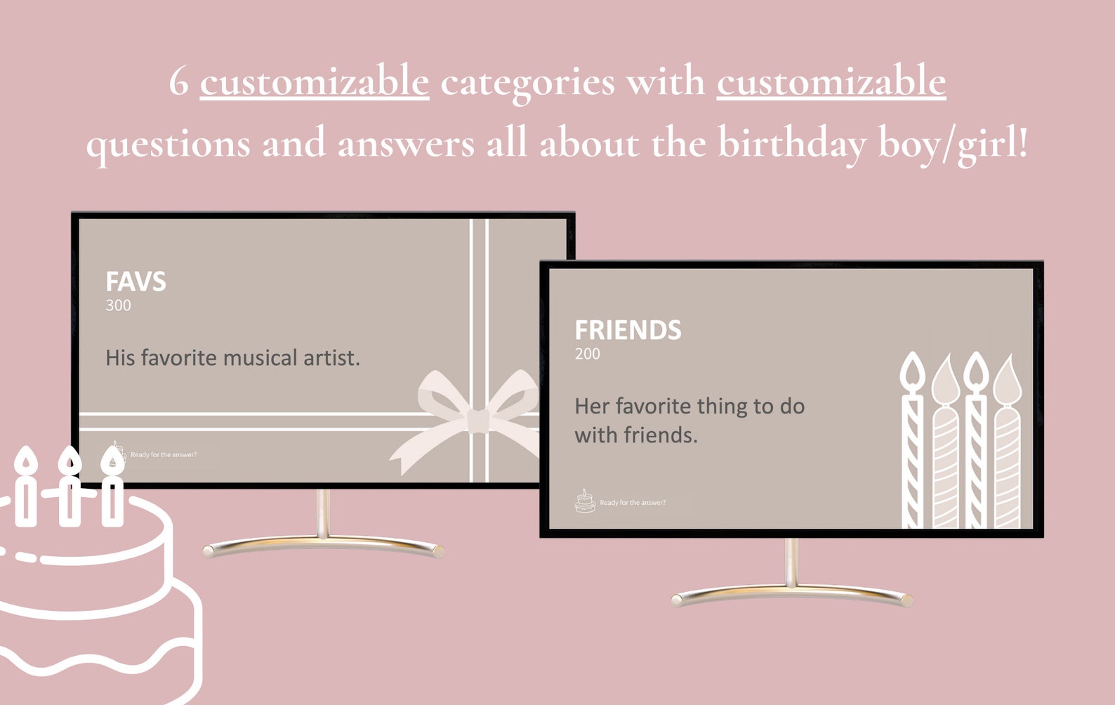 Birthday Jeopardy Custom Birthday Party Game Digital Download ...