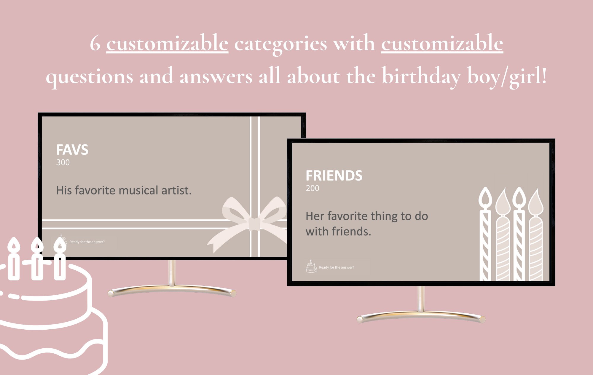 Birthday Jeopardy Custom Birthday Party Game Digital Download ...