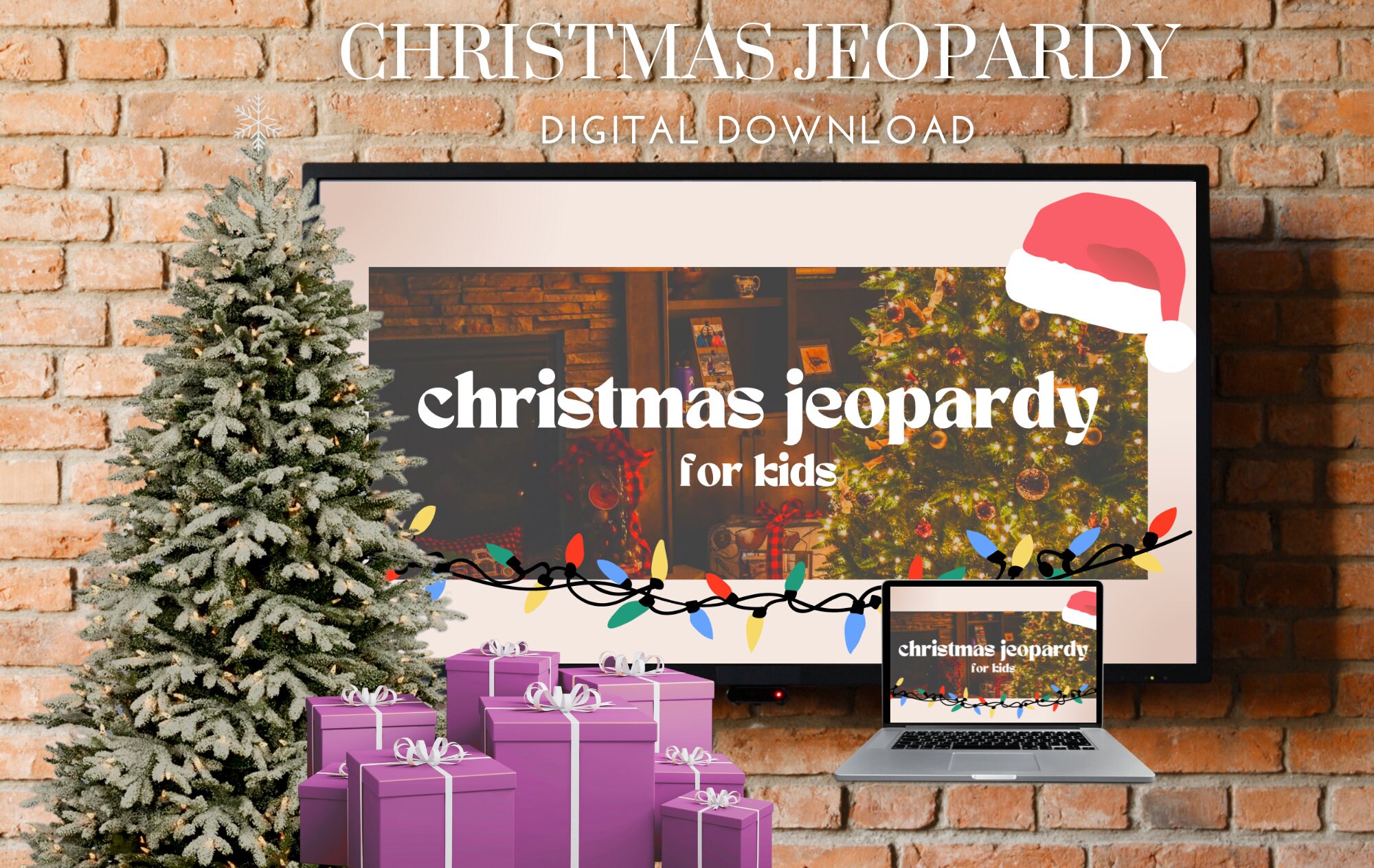 Christmas Kids Jeopardy | Jeopardy Digital Download | Kids Christmas ...